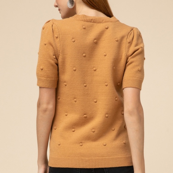 entro | Sweaters | Textured Dot Sweater | Poshmark